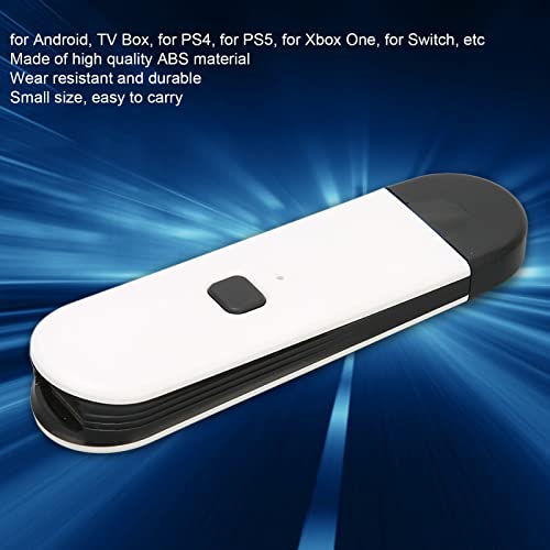 Bluetooth Controller Converter,Wireless Bluetooth Controller USB Adapter Low Latency Small Wireless Game Handle Adapter for PS3 TV