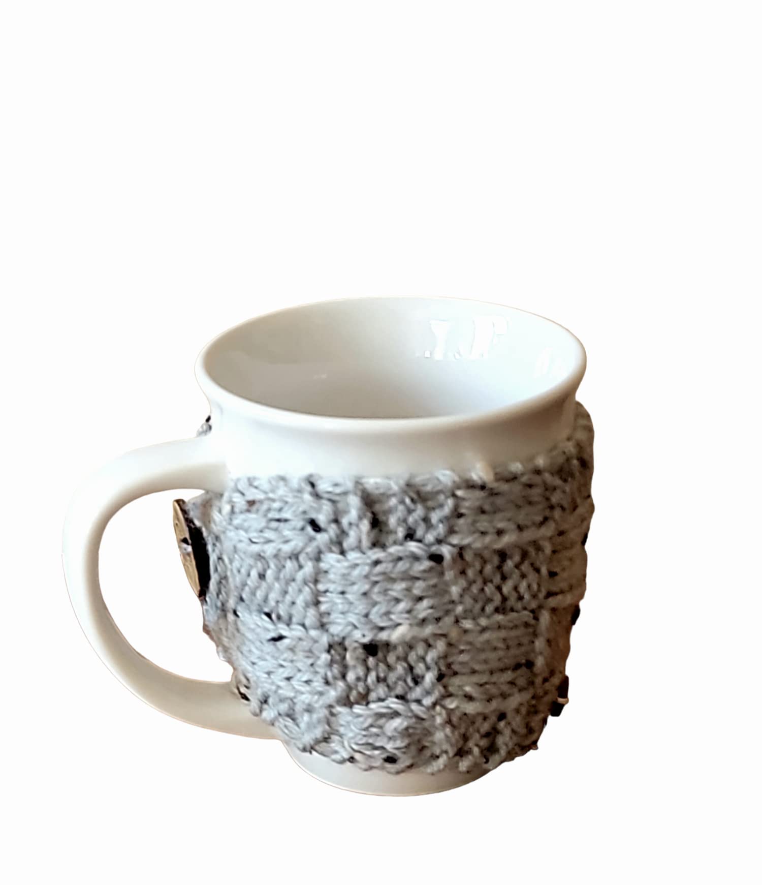 Coffee tea Mug Cozy gift box with 3 units, knitted mug cover, coffee mug sleeve, mug accesory