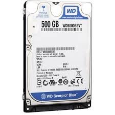 Western Digital Scorpio Blue 500GB SATA 2.5" OEM HDD WD5000BEVT