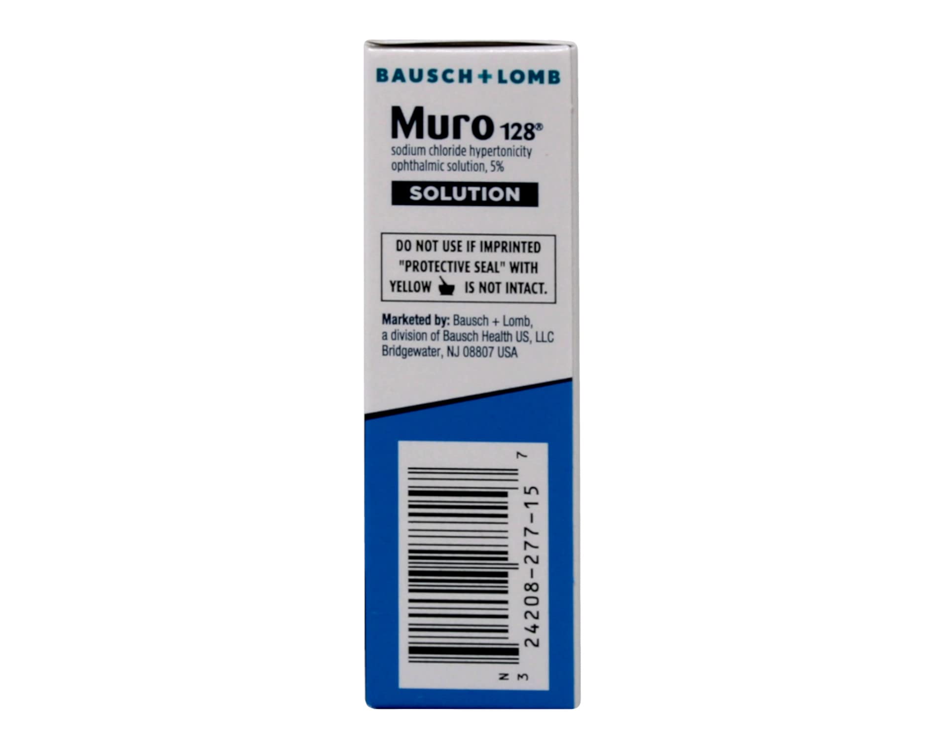 Bausch + Lomb Muro 128 Ophthalmic Solution 5%, 0.5 Fl. Oz.