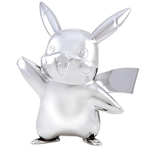 PokΓ©mon 25th Celebration 3-inch Silver Pikachu #2 - PokΓ©mon Figure - PokΓ©mon Fan Must Have Toy - Officially Licensed 25th Anniversary PokΓ©mon Product from Jazwares