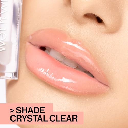 wet n wild MegaSlicks Lip Gloss, Ultra-Glossy, Vitamin-E Enriched, Ultra-Gloss High Shine Moisturizing, Cruelty-Free & Vegan - Strawberry Ice