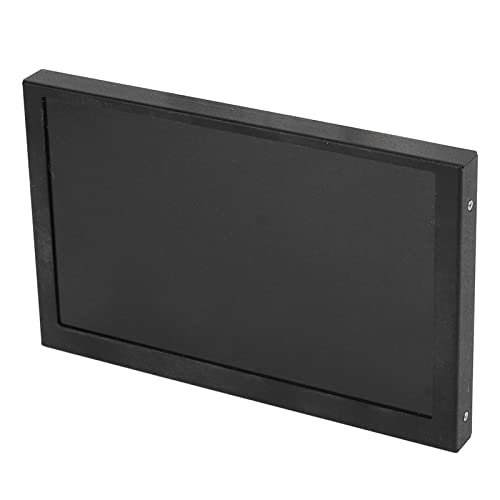 Computer CPU GPU RAM HDD Data Monitor, USB Display Brightness Stepless Adjustment IPS Type C Secondary Screen Clear for PC(Black)