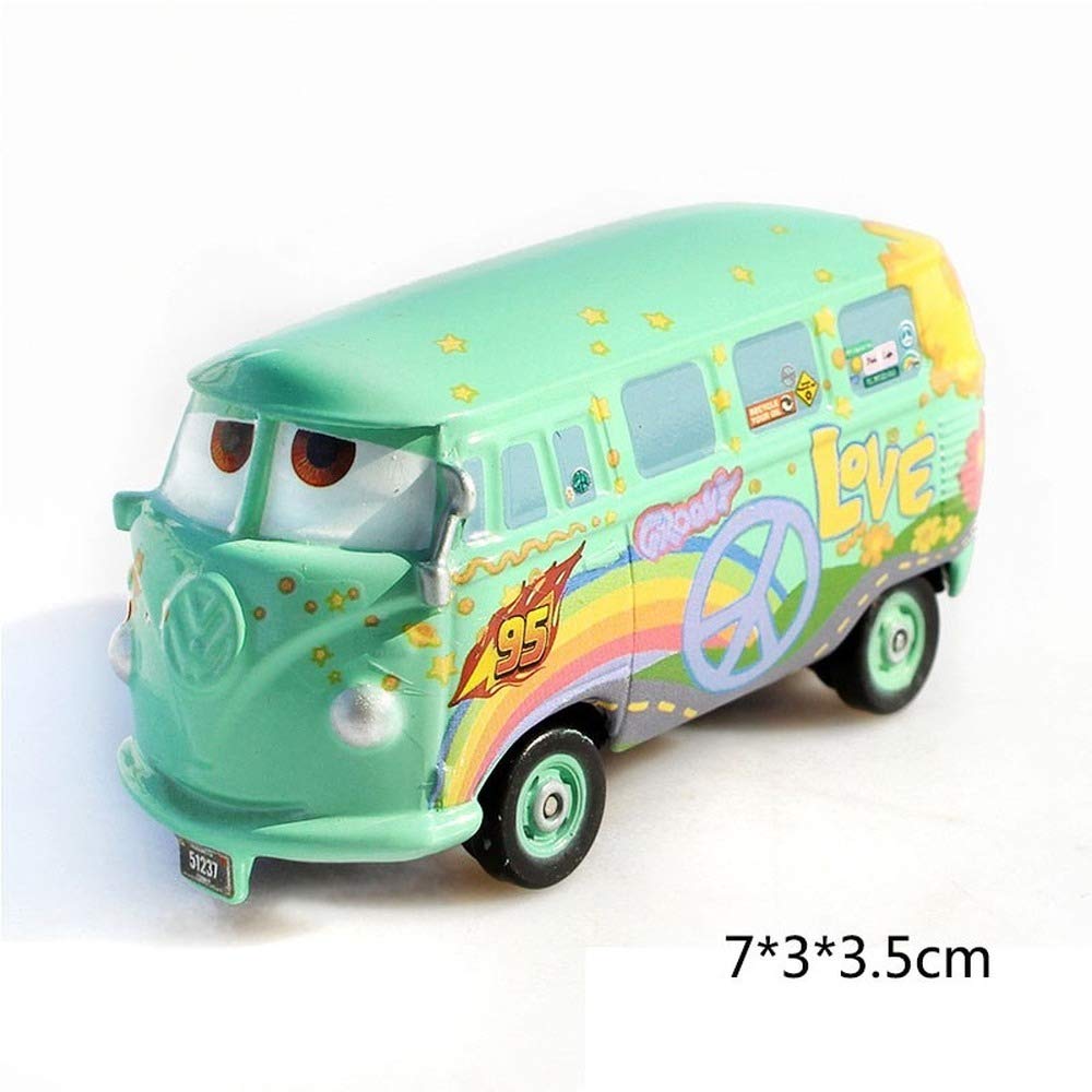 Hannaier Car Story Toy car, Lightning McQueen die-Casting Memorable Moments Series Toy car (Sally), Small