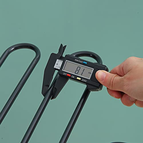 Kyraton Pants Hangers S-Shaped Non-Slip 4-Pack Trouser Hanger PP Hanger, Closet Space Saving, Hangers Closet Storage Organizer for Pants, Jeans, Scarves, Towels Hanging (Black).