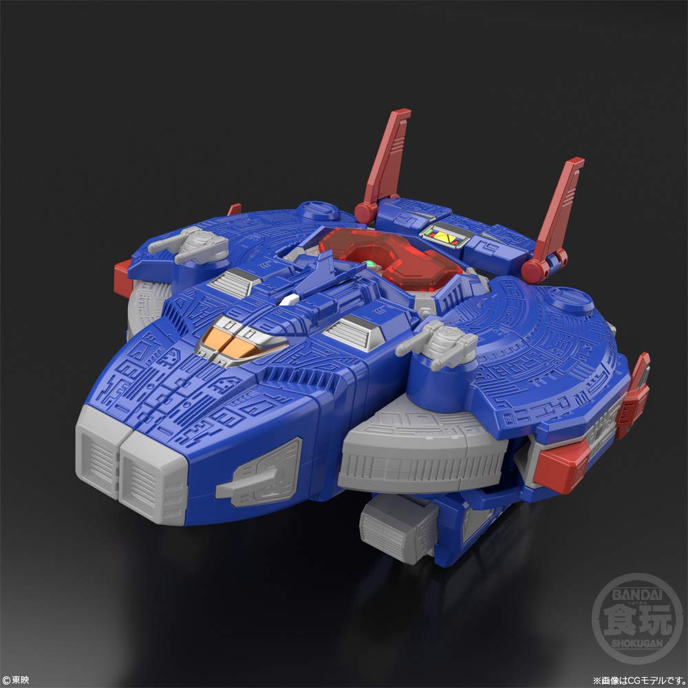 Bandai Tamashii Nations Super Mini PLA Astro Megazord & Delta Megazord Model Kit Set Power Rangers in Space, White