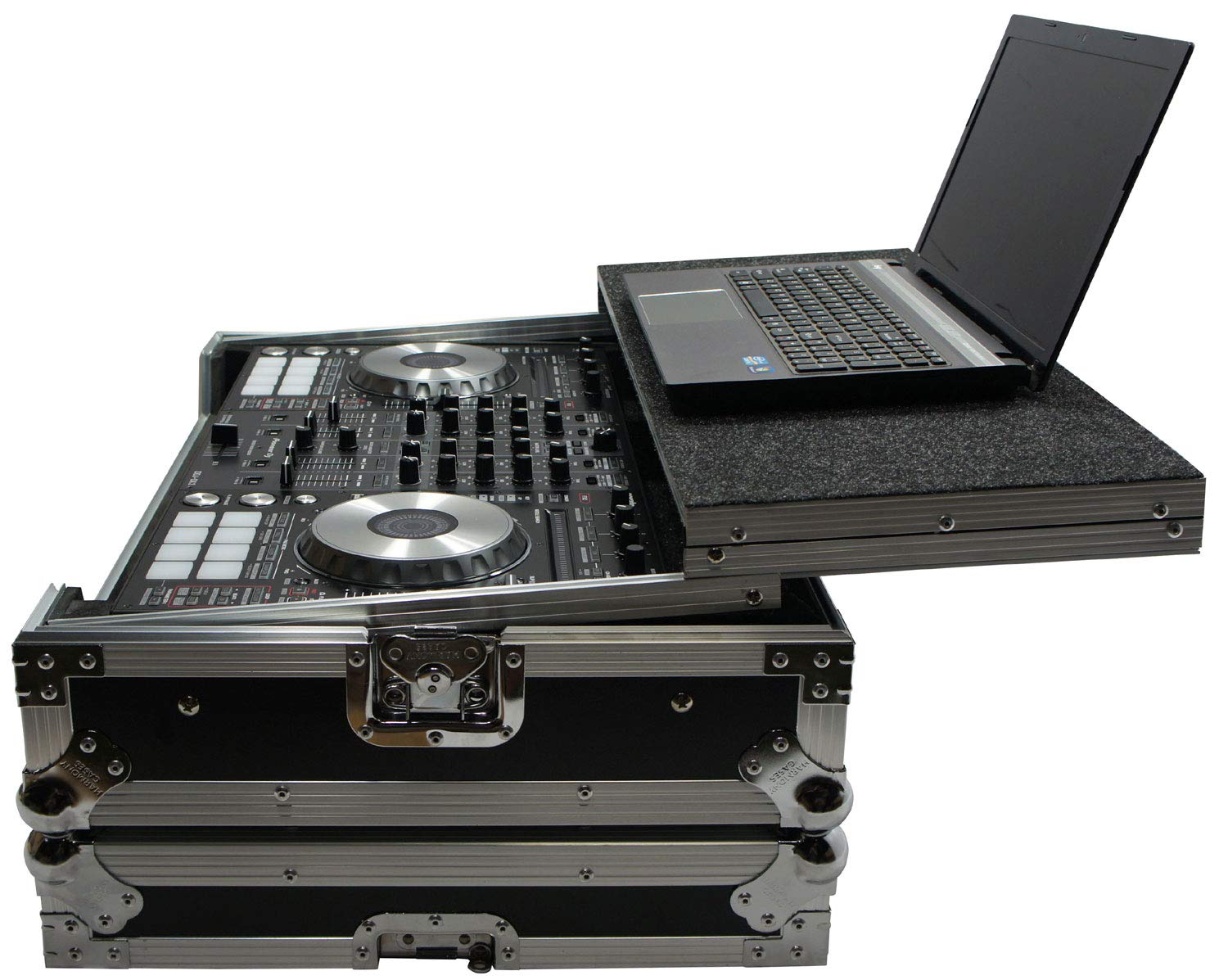 Harmony Audio HCDDJSXLT Flight Glide Laptop Stand Tray DJ Custom Case Compatible with Pioneer DDJ-SX3