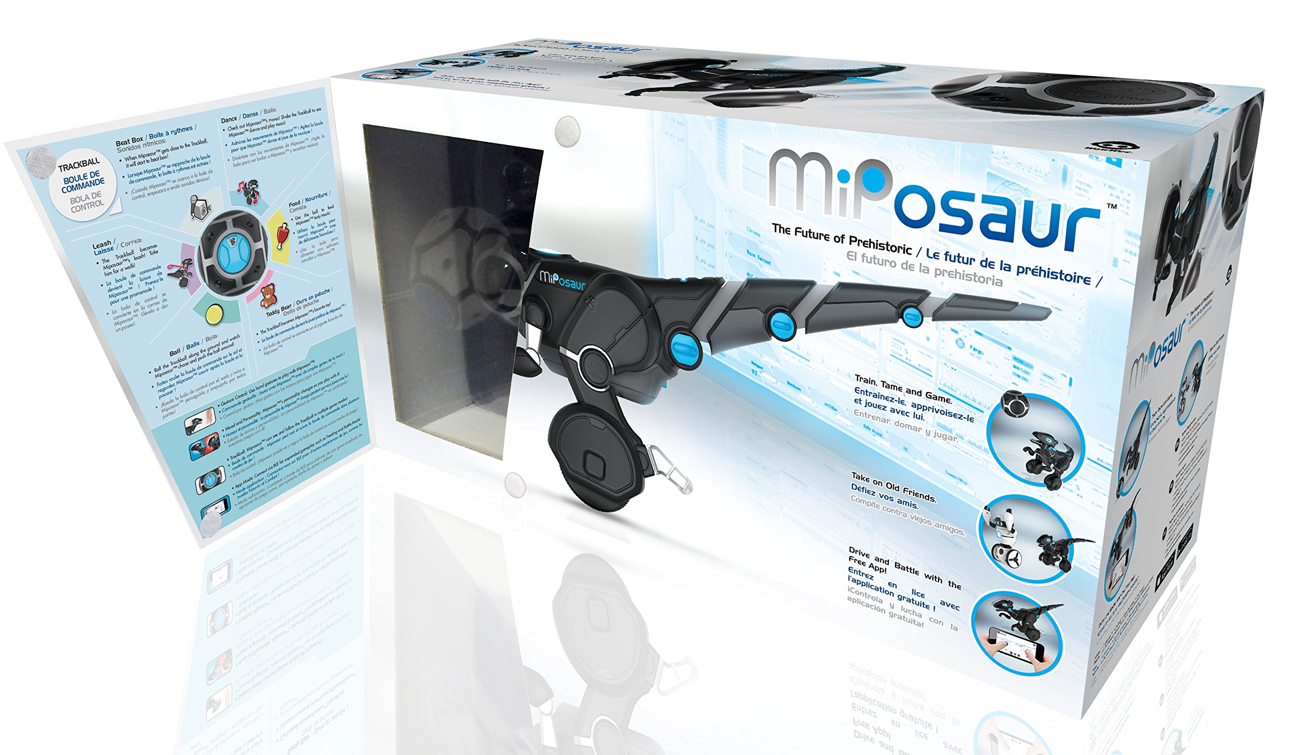 WowWee Miposaur: Interactive Dinosaur Robot Toy, Ages 8+, No Assembly Required