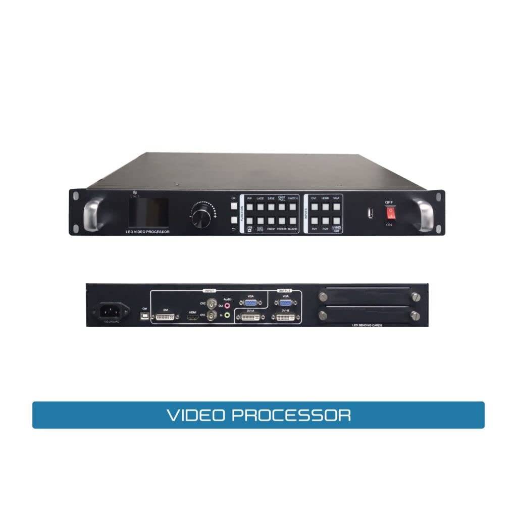 LED Video Wall P5mm 18.9' x 9.45' Indoor- Nova System - Turn-Key Package
