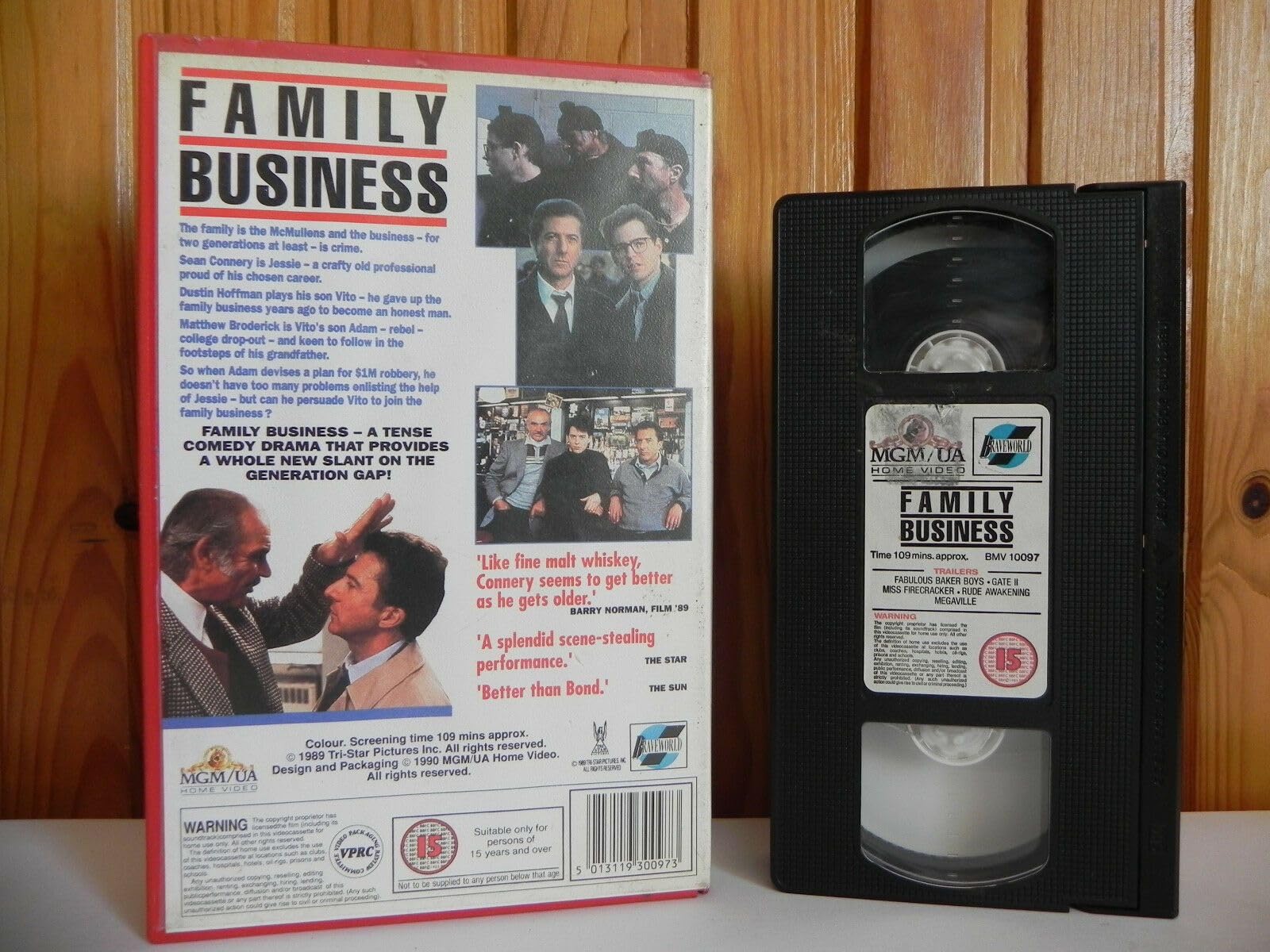 Family Business - Braveworld - Comedy - Connery - Hoffman - Ex-Rental - Pal VHS