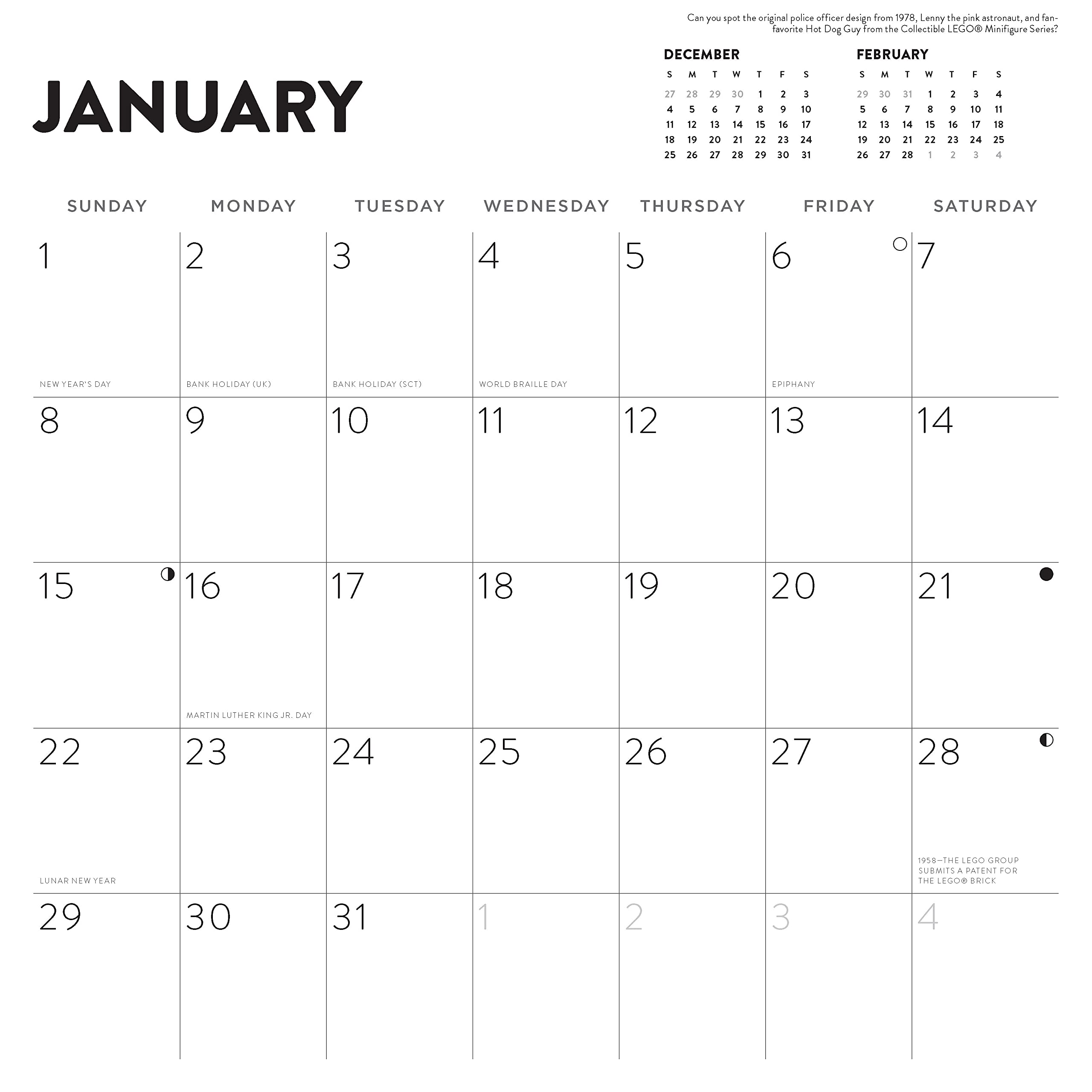 LEGO 2023 Wall Calendar