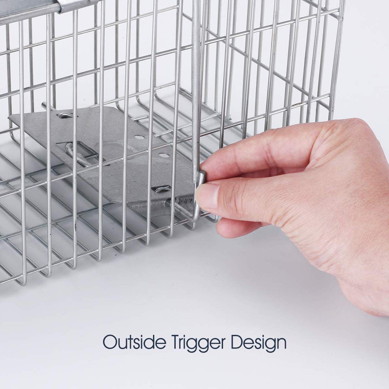 Faicuk Heavy Duty Squirrel Trap Chipmunk Trap Rat Trap and Other Similar-Size Rodents - 16.3β x 6β x 6.7β