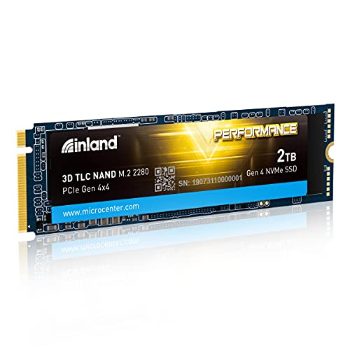 INLAND Performance 2TB GEN 4 PCIE 4.0 NVMe Internal SSD + Intel Core i9-12900K Desktop Processor with ASUS ROG Strix Z690-A Gaming WiFi D4 Motherboard