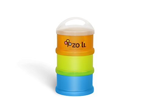 Large 3-tier Snack Stack Food Storage Containers for Home and On the Go Multi Color Stack | ZoLi SUMO Food and Snack Containers