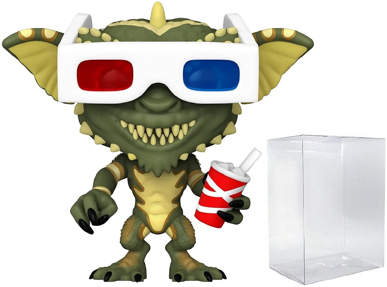 POP Gremlins - Gremlin with 3D Glasses Funko Pop! Vinyl Figure (Bundled Compatible Box Protector Case), Multicolored, 3.75 inches