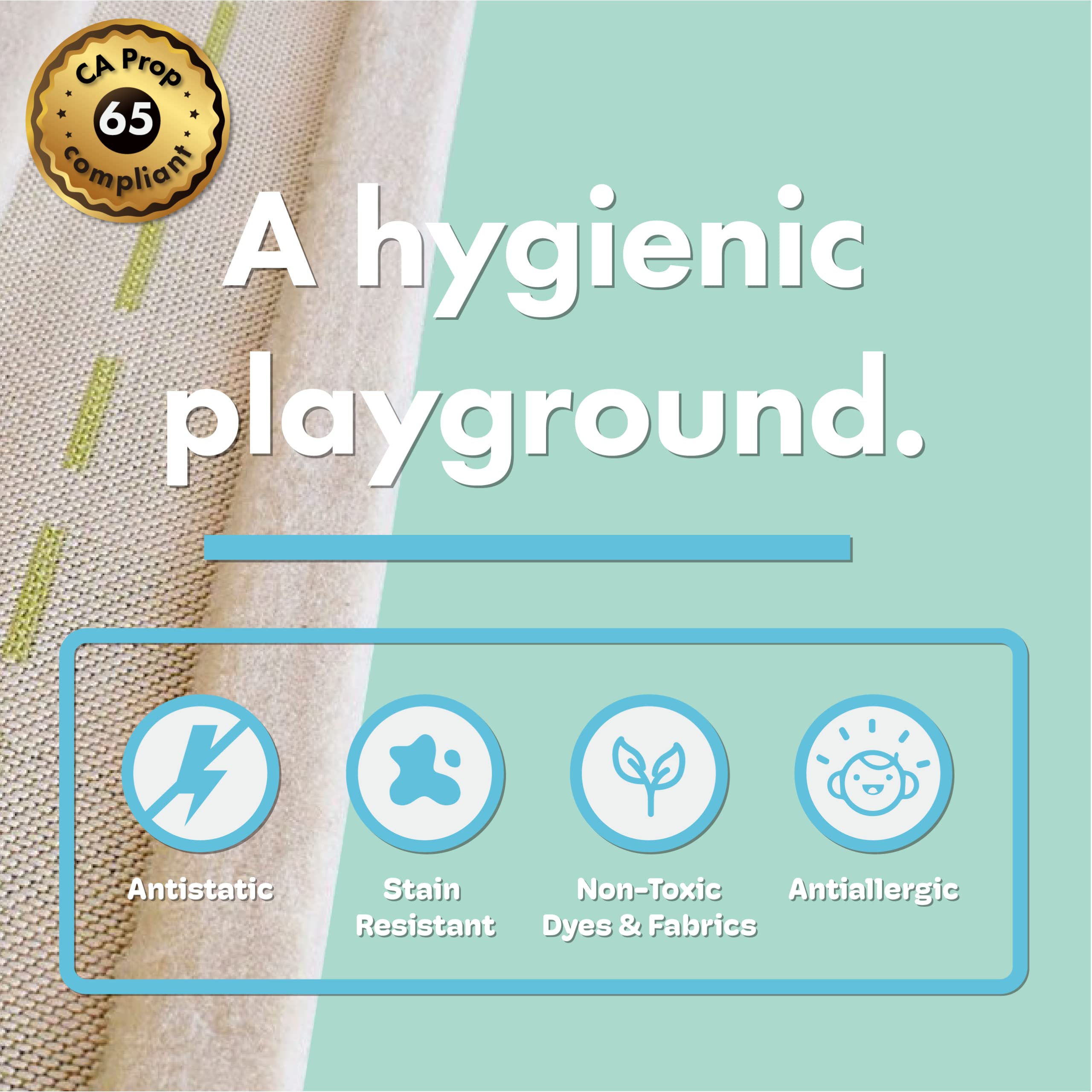 IVI 3D Play Carpets, 59 x 39 Inch, Traffic Educational Toddler Mat Rug for Bedroom, Kids Den, or Playroom, Medium