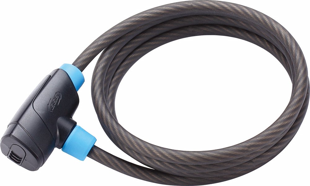 BBB BBL-31 30146 Bicycle Anti-Theft Wire Lock Key Power Safe Coil Cable 8X1500MM