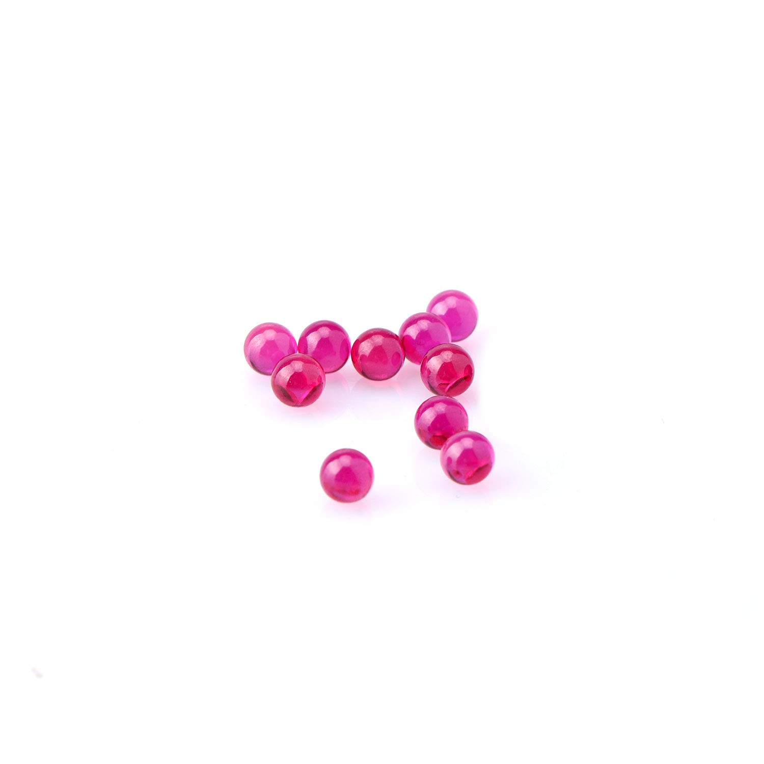 BERACKY 4mm OD Ruby Pearls Balls Insert (10 Pack)