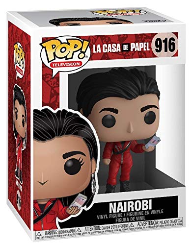 POP Money Heist: La Casa De Papel - Nairobi Funko Pop Vinyl Figure (Bundled with Compatible Pop Box Protector Case), Multicolored, 3.75 inches