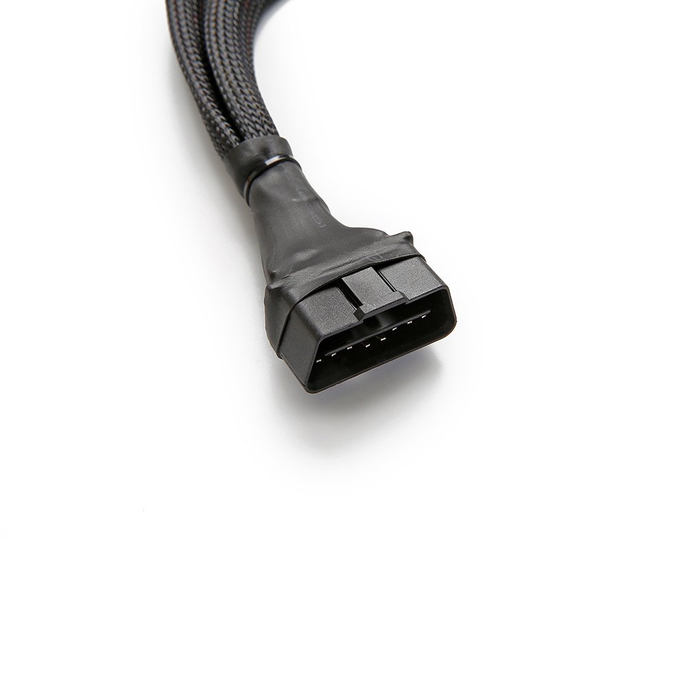 bbfly-B6 OBD2 Splitter 16 Pin OBD II Splitter Extension 1x Male and 2X Female Extension Cable Adapter (1FT/30CM) (1Pack)