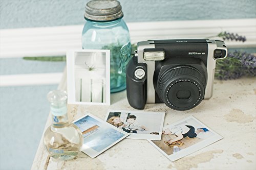 Fujifilm Instax Wide 300 Instant Film Camera (Black) (Renewed)
