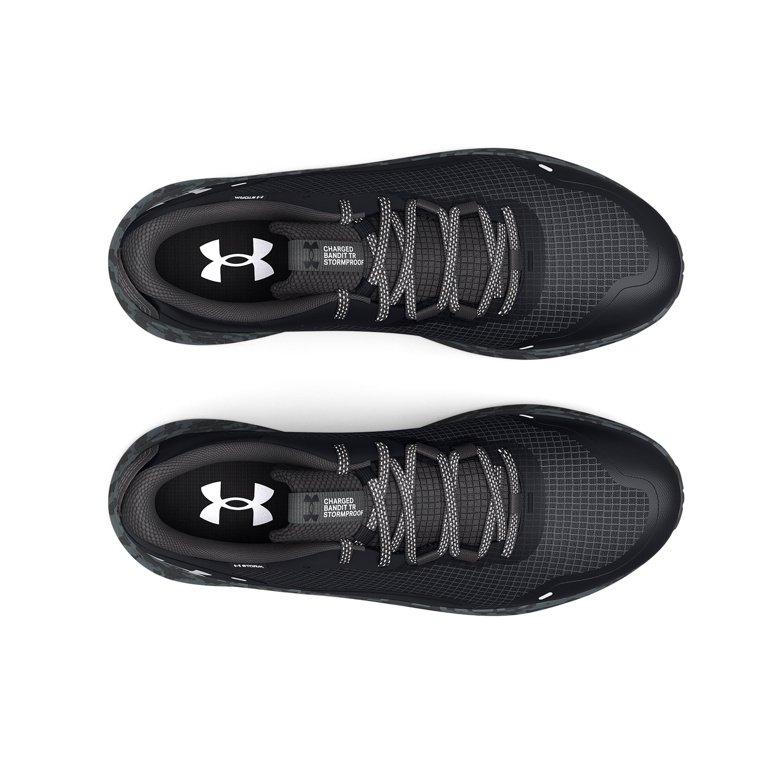 Under Armour Women's Charged Bandit 2 SP, Black/White, 7.5 Medium US