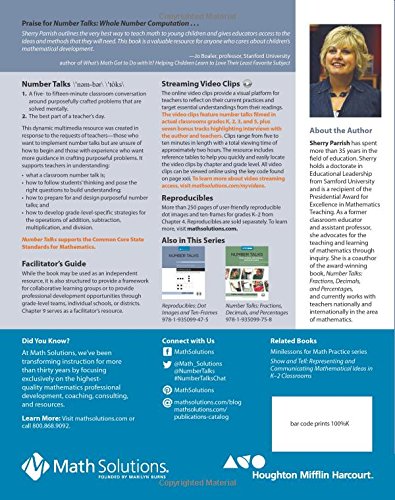 Number Talks Common Core Edition, Grades K-5: Helping Children Build Mental Math and Computation Strategies