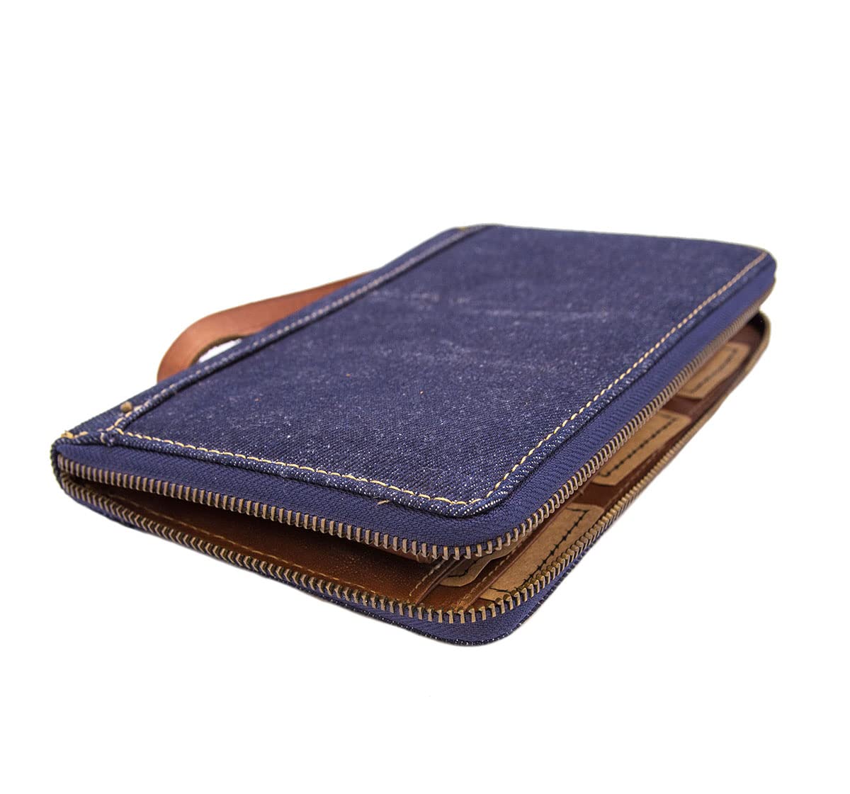 STS Ranchwear Women's Blue Bayou Collection Denim Zip Around BA Wallet Wristlet Clutch, One Size