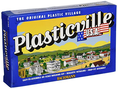 Bachmann Trains - PLASTICVILLE U.S.A. BUILDINGS – CLASSIC KITS - SIGNAL BRIDGE - HO Scale