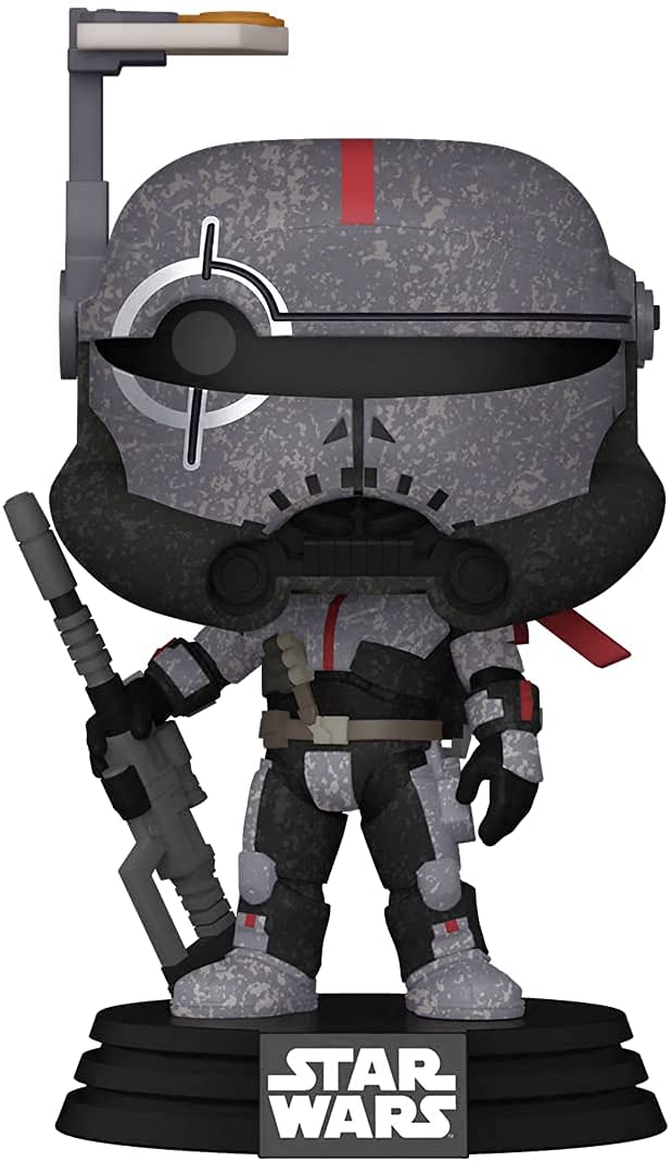 POP Star Wars: Bad Batch - Crosshair Funko ! Vinyl Figure (Bundled with Compatible Box Protector Case), 3.75 inches, Multicolored