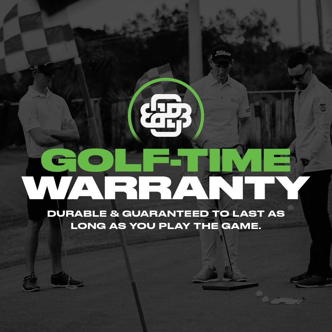 Back 2 Basics Golf | Universal Golf Putting Alignment Mirror | Golf Training Aids | Putt Like a Pro | Golf Training Equipment | For Outdoor Putting Green or Indoor Putting Mat | Golf Swing Trainer Aid