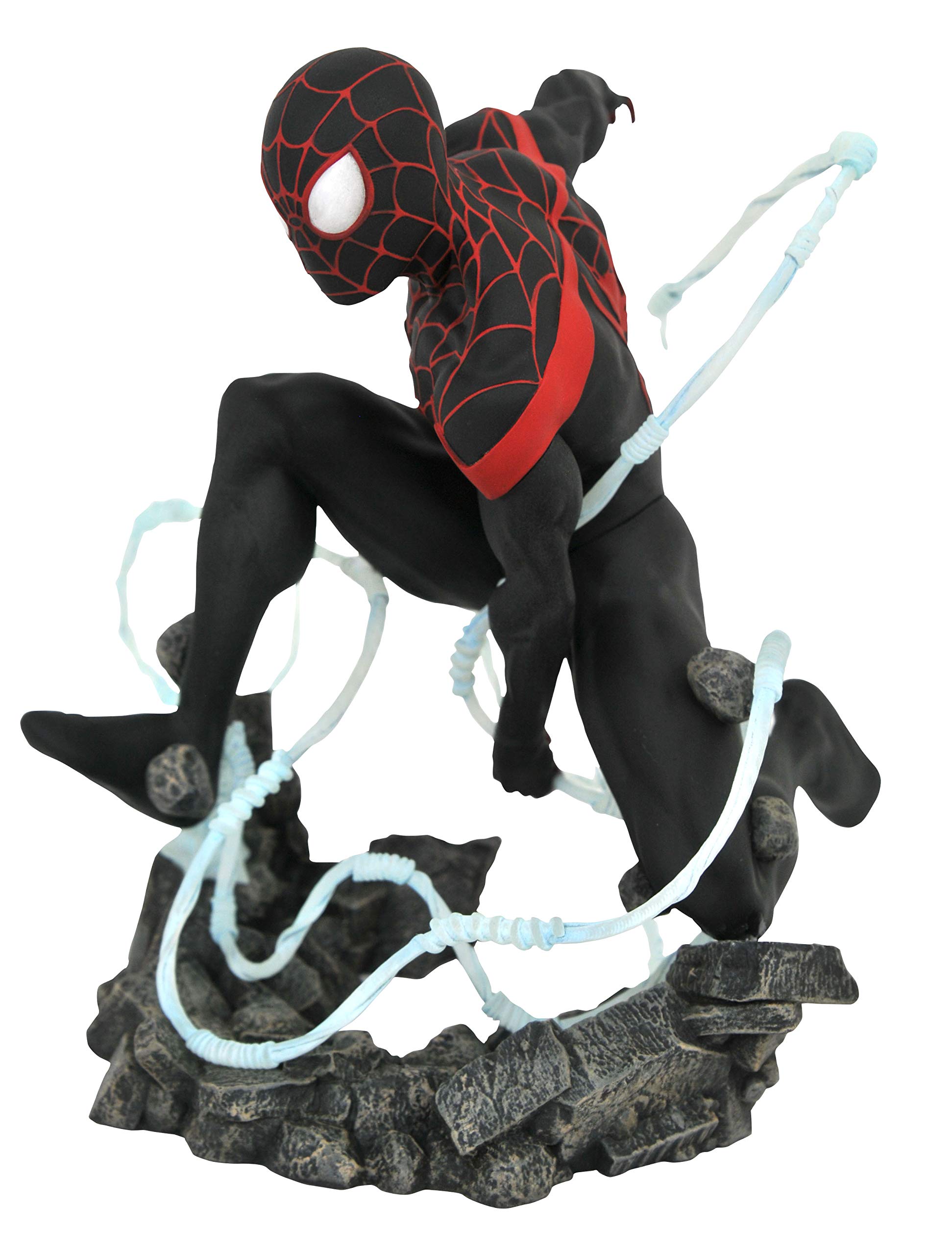 Marvel Premier Collection: Mile Morales Spider-Man Statue, Multicolor, 9 inches