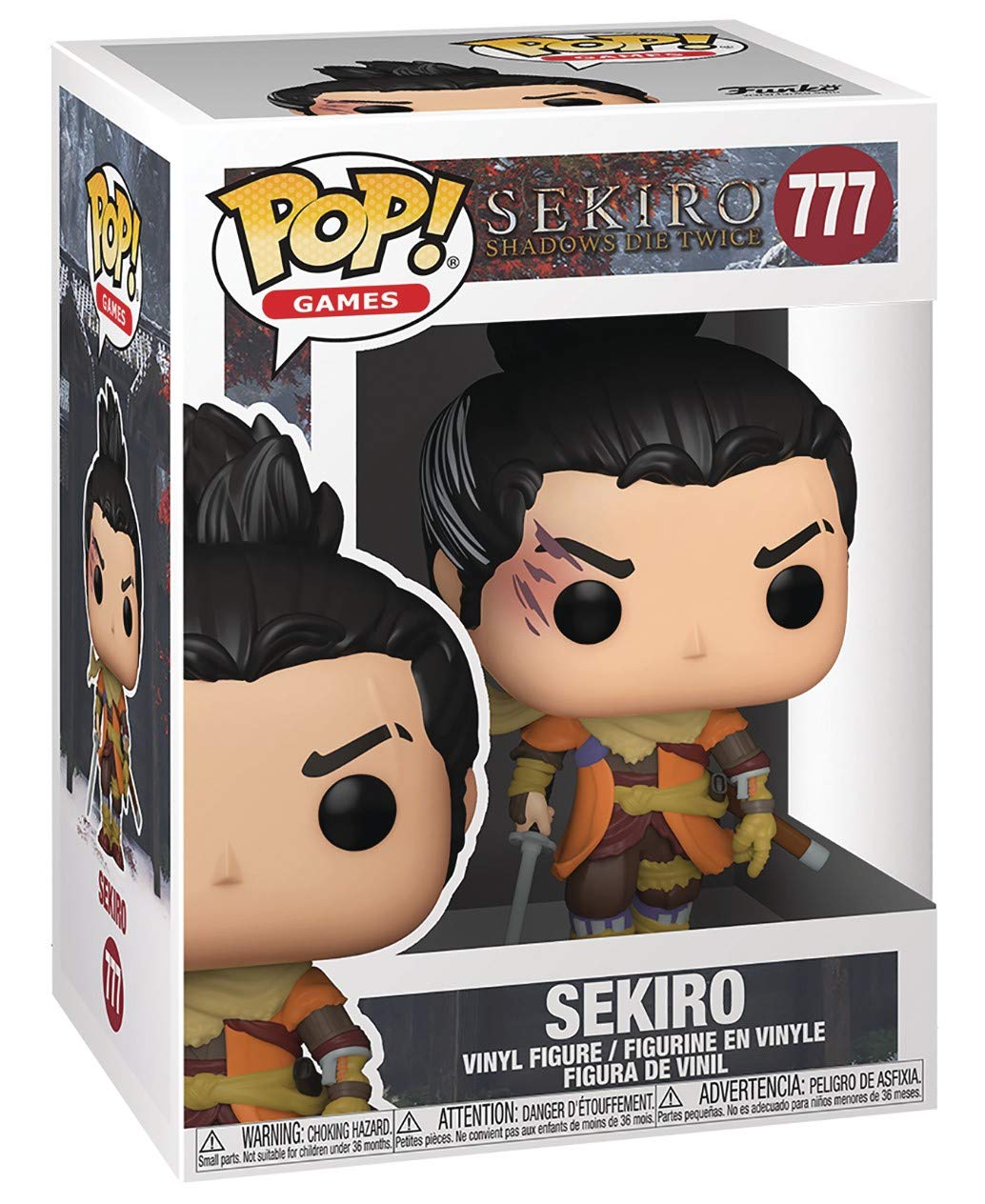POP Sekiro - Sekiro Funko Pop! Vinyl Figure (Bundled with Compatible Pop Box Protector Case), Multicolored, 3.75 inches