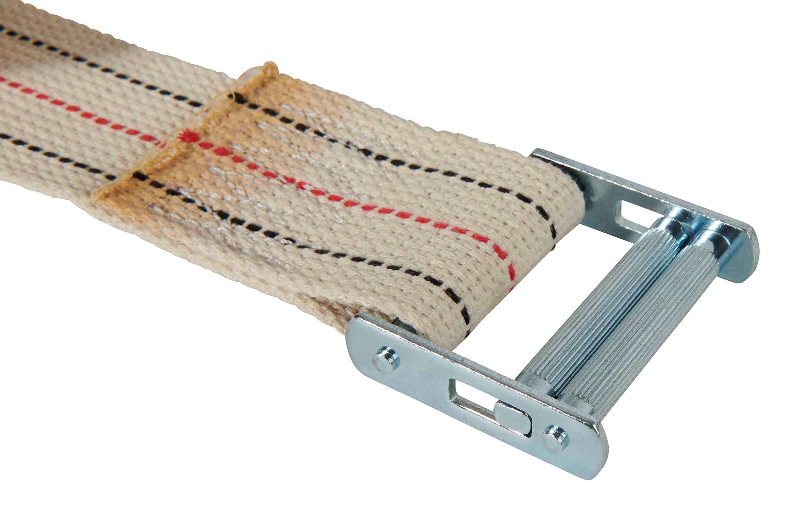 Mytee Products (2 Pack 2" x 20' Piano Moving Strap with Roller Buckle, Made from Cotton Webbing