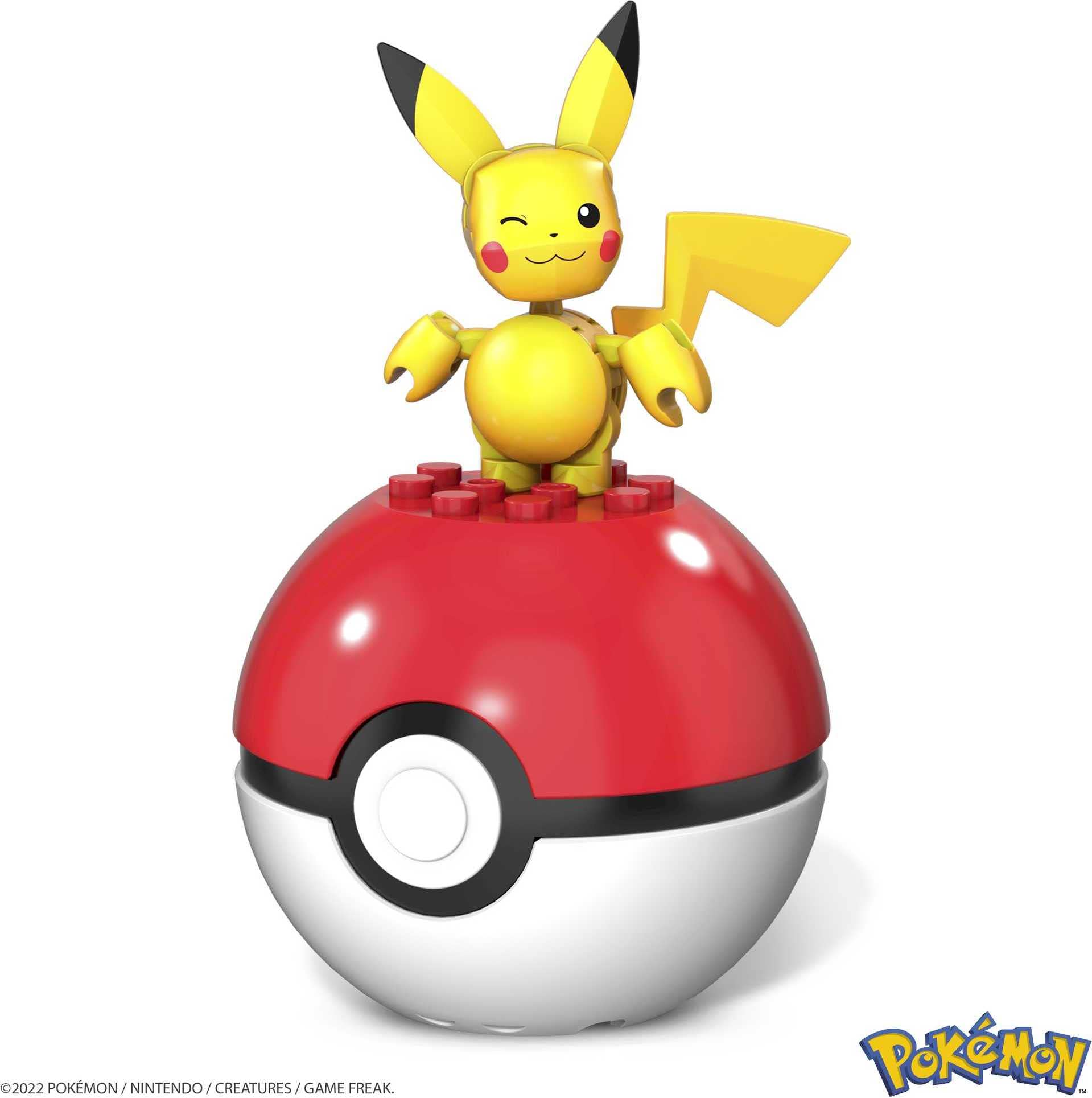 Mega Construx Pokemon Pikachu Construction Set, Building Toys for Kids [Amazon Exclusive] 16 Pieces