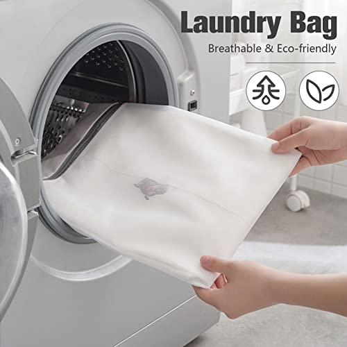 Letensh Laundry Baskets 2 Pack, 75L Foldable Laundry Hampers with Mesh Laundry Bag, Waterproof Dirty Clothes Hamper Organizer Freestanding Tall Laundry Bin with Handles for Laundry Room, Bedroom, Dorm