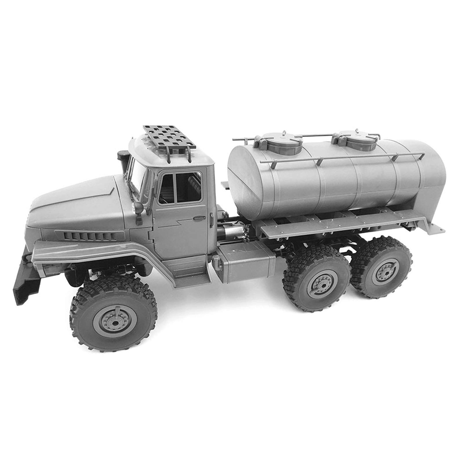 Oil Tank Trailer, Metal + Plastic Military Truck Chassis Lasting Performance DIY Partrts DIY Accessoy for WPL B24 B16 B36ry Truck