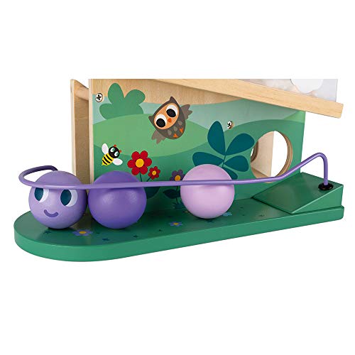 Janod Wooden Caterpillar Ball Track - Ages 12+ Months - J08055
