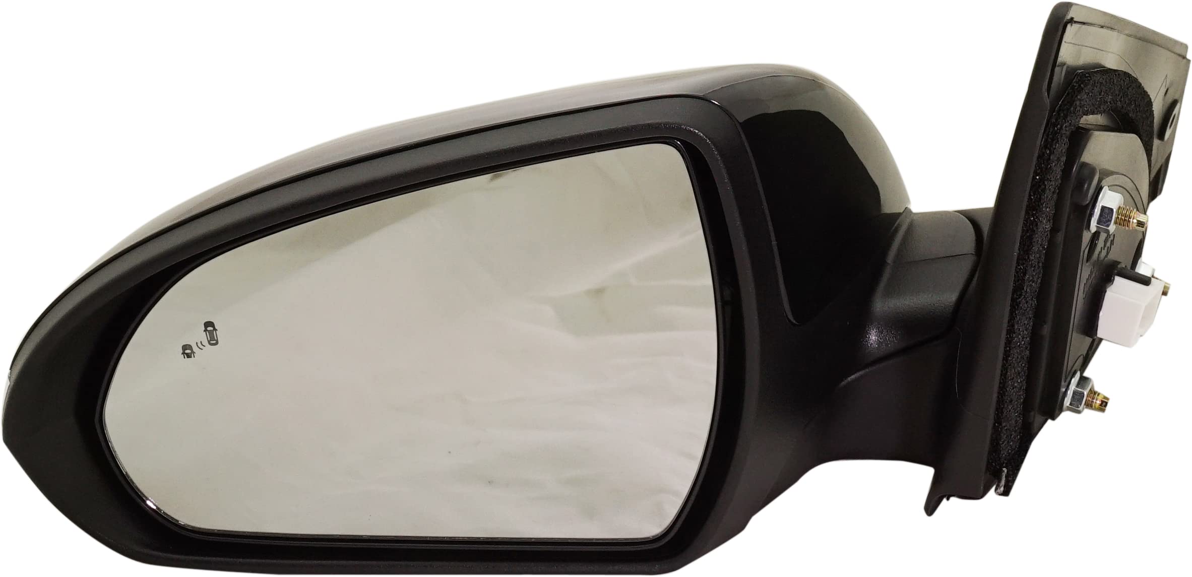 Kool Vue Driver & Passenger Side Power Heated Mirrors for Hyundai Elantra 2017-2018 With Signal Light, Blind Spot Monitor & Memory Paintable US Built Models