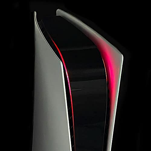 Power Light Decal and Underlay Sticker Combo for PS5 PlayStation 5 (Red)