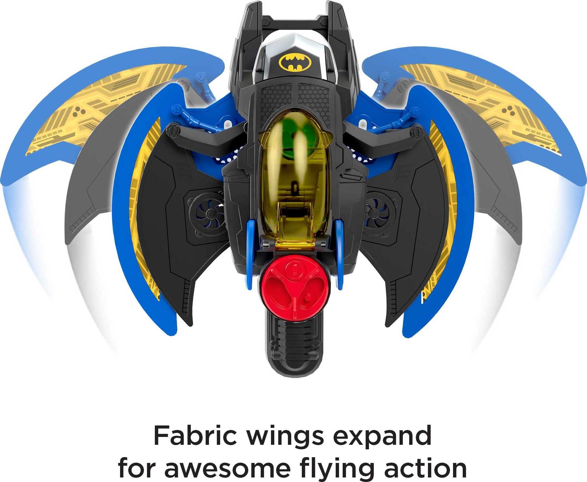 Fisher-Price Imaginext DC Super Friends Batman Toy Batwing Airplane & Figure Set for Preschool Pretend Play Kids Ages 3+ Years