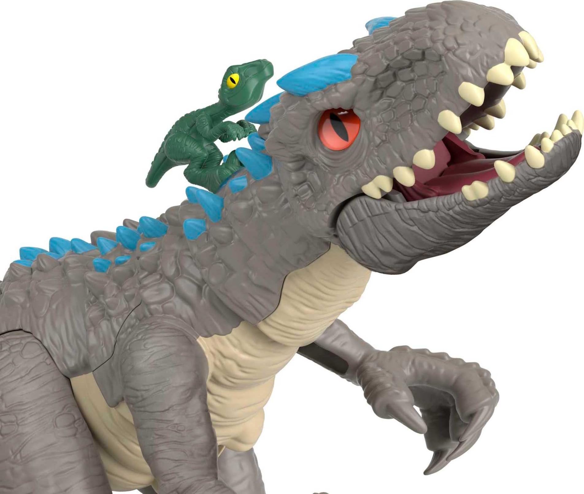 Fisher-Price Imaginext Jurassic World Dinosaur Toy Thrashing Indominus Rex Figure Set for Pretend Play Preschool Kids Ages 3+ Years