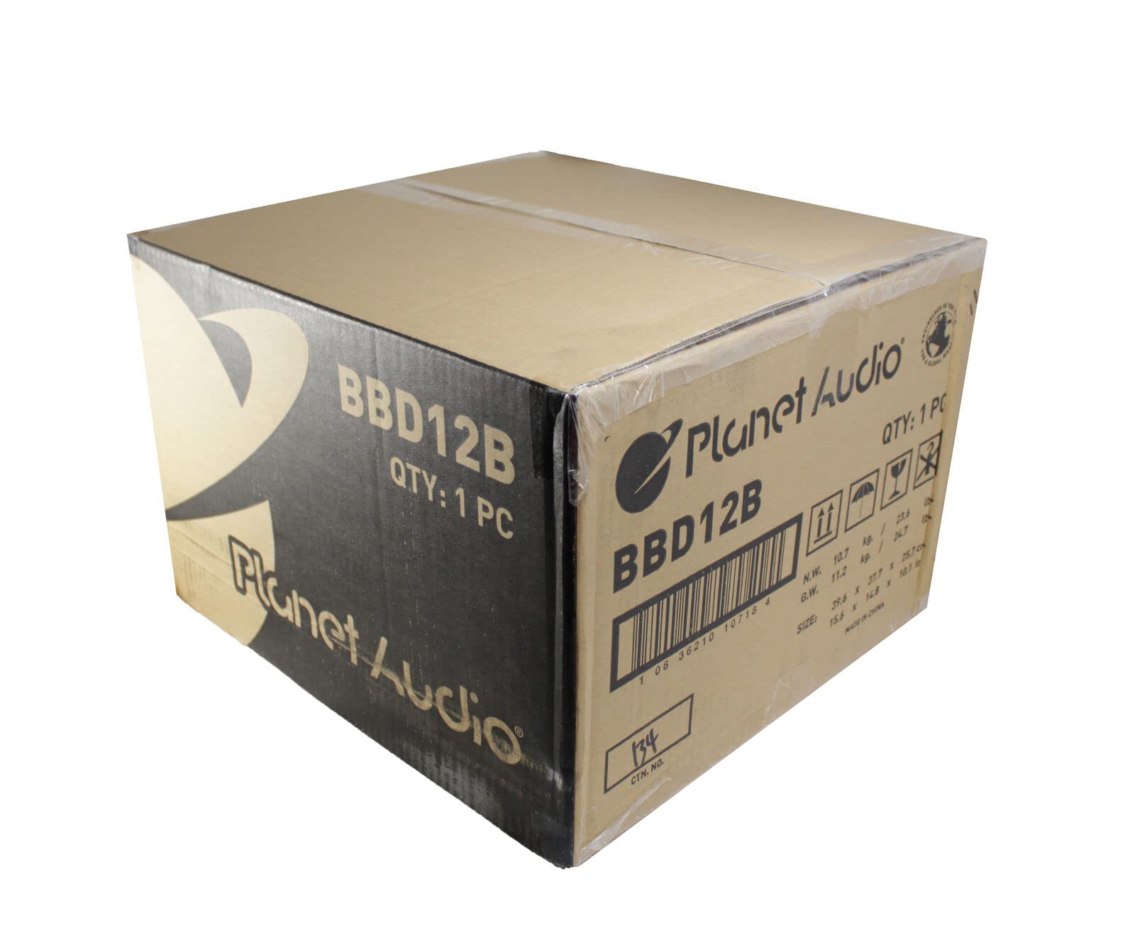 Planet Audio BBD12B 12 Inch 2500 Watts Max Dual Voice Coil 4 Ohm Car Audio Subwoofer (2 Pack)