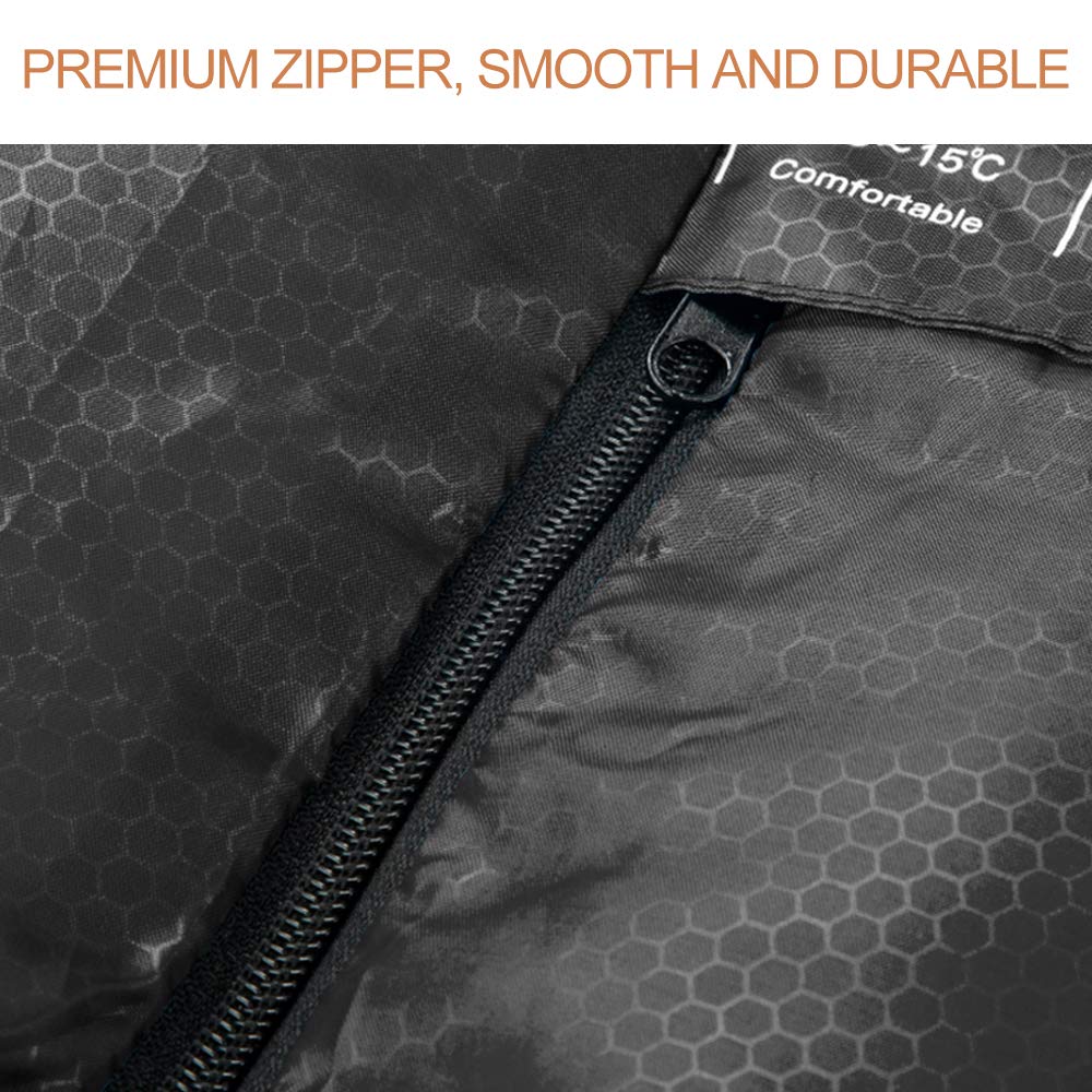 Bessport Sleeping Bag for Adults& Kids, 40β Winter Warm & Cold Weather 3-4 Season Sleeping Bag, Lightweight and Waterproof for Backpacking, Camping, Hiking