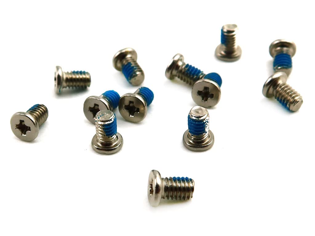 Nylok Patch Flat Phillips Head M2.5x4mm Screws 100 Pieces Package 708387-001 Compatible Replacement Spare Part for HP Compatible and Other Systems