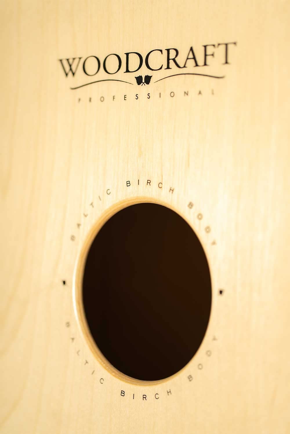 Meinl Cajon Box Drum with Internal Strings for Snare Effect - NOT MADE IN CHINA - Mahogany Frontplate / Baltic Birch Body, Woodcraft Professional, 2-YEAR WARRANTY(WCP100MH)