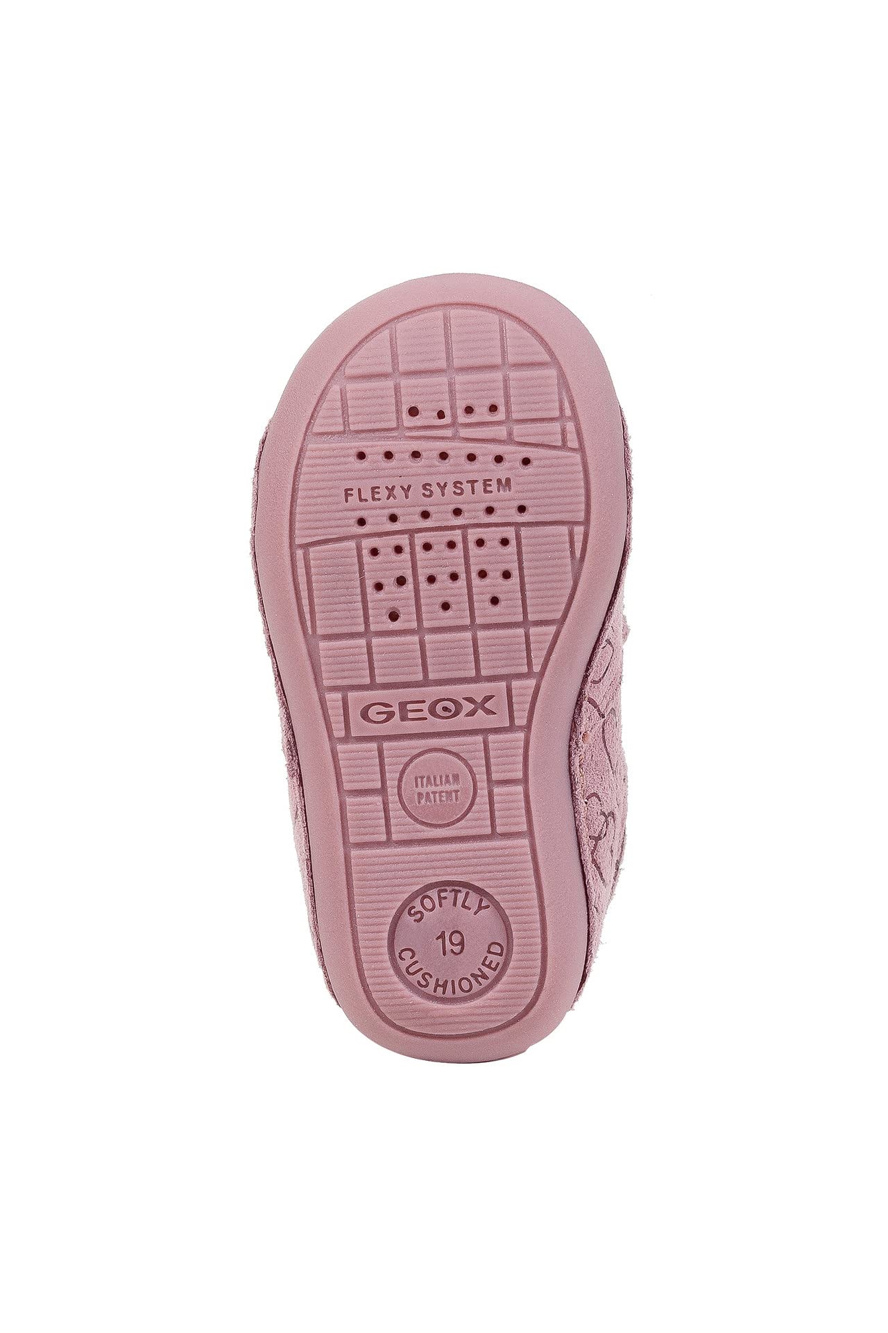 Geox TUTIMGIRL, Infant, DK Pink/Silver, 6.5