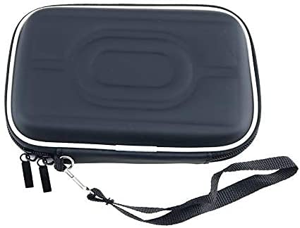 Protective Travel Carrying Hard Pouch Case Bag Cover for Game Boy Advance Color Pocket GBA GBC GBP Console for Nintendo DS Lite NDSL NDSi EVA Storage Replacement (Black)