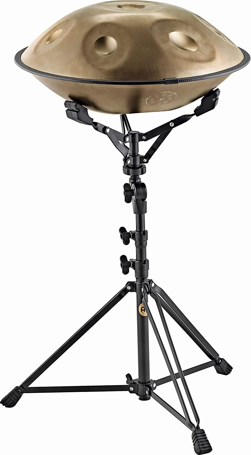 Meinl Sonic Energy Handpan Stand, Standard Size — Safely and Securely Holds Your Instrument at a Comfortable Level — NOT Made in China — Height and Angle Adjustable, 2-Year Warranty (HPS)