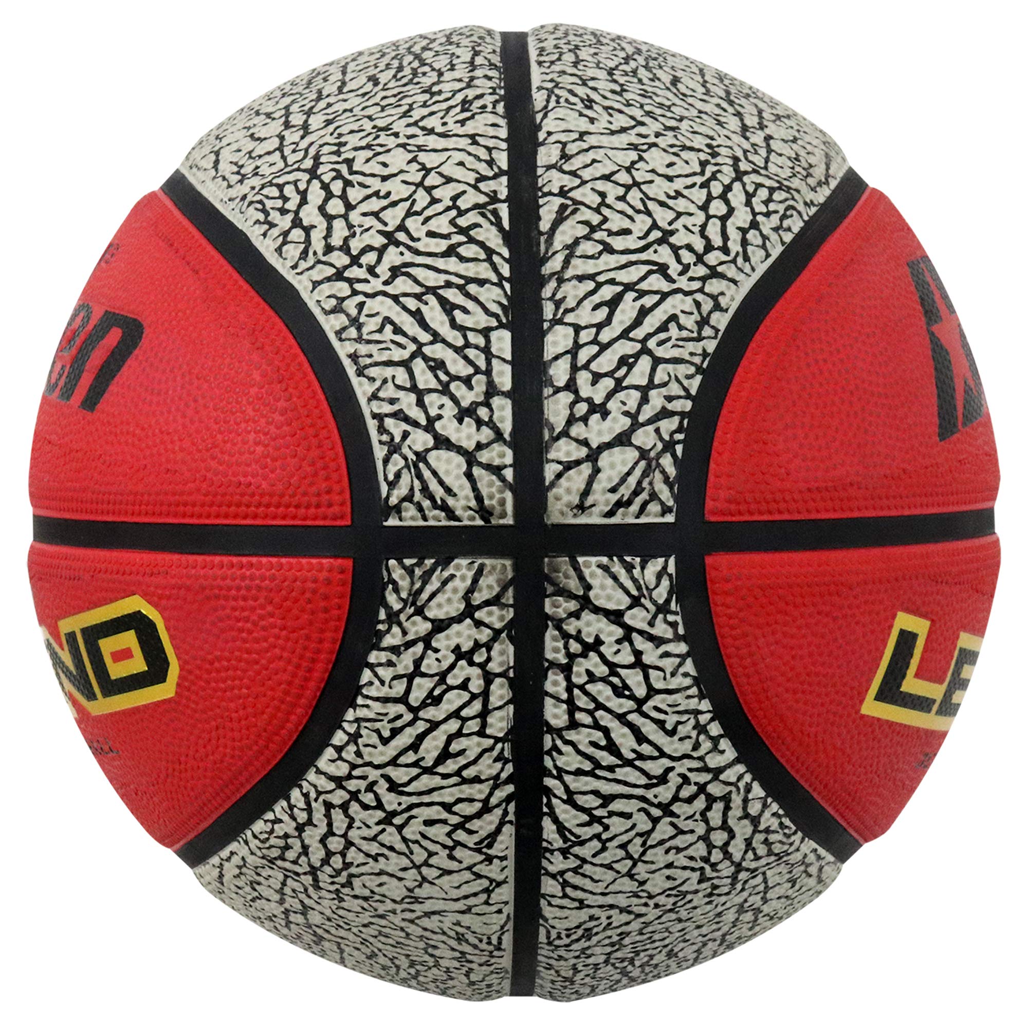 Baden Legend Rubber Basketball (Official Size 7) 29.5" Purple/Gold